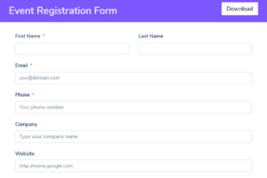 Event Registration Form - Fluent Forms