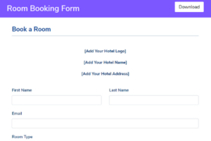 Room Booking Form - Fluent Forms