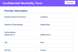 Confidential Morbidity Form - Fluent Forms