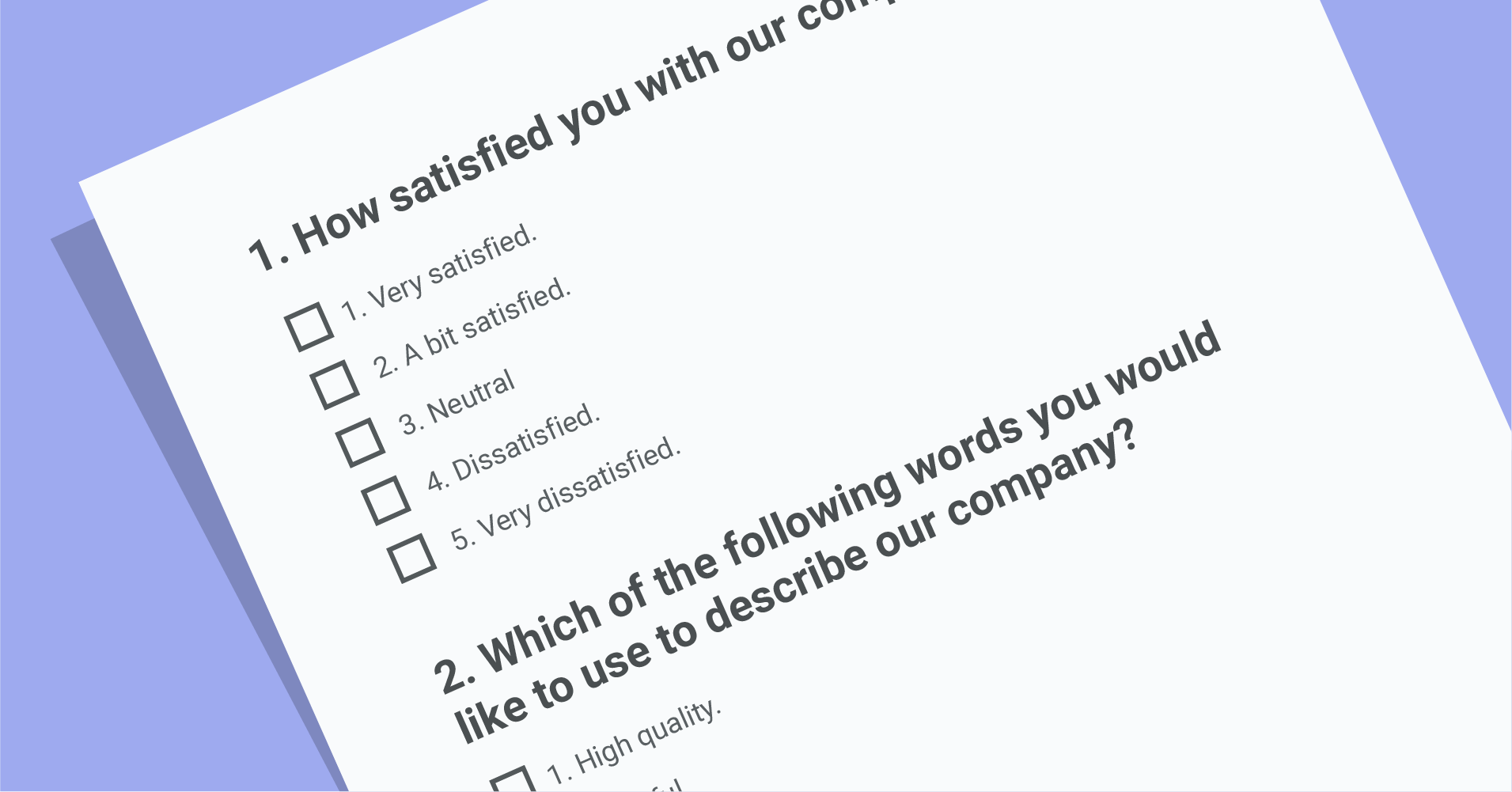 Get Some Survey Question Ideas and Best Practices - Fluent Forms
