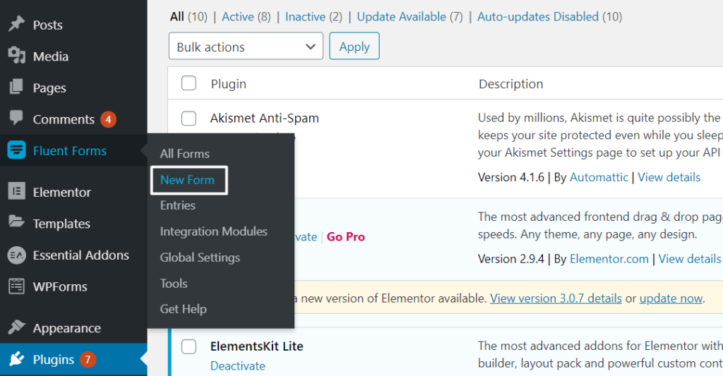 How To Create A Form In WordPress 7 Easy Steps Fluent Forms