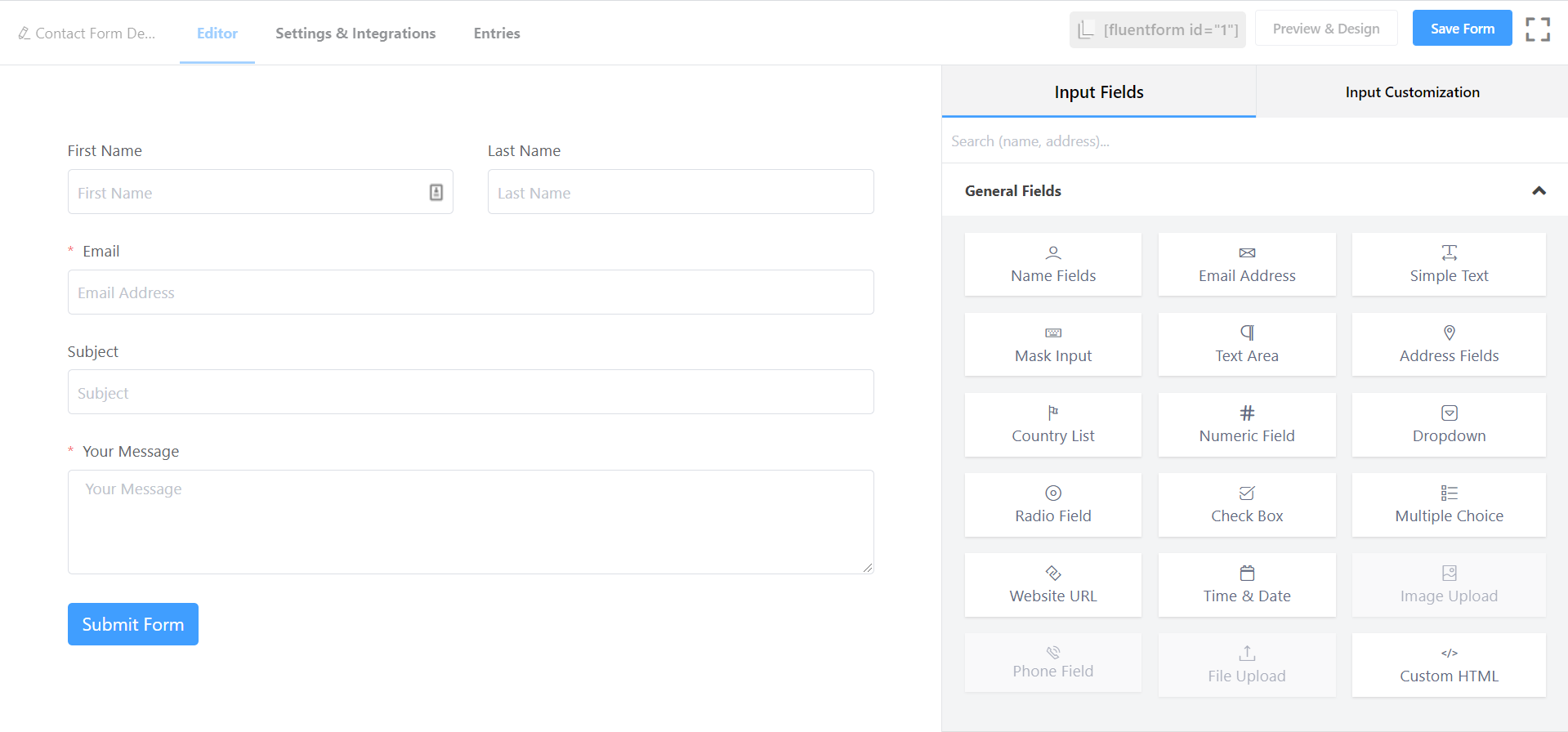 How To Create A Form In Wordpress 7 Easy Steps Fluent Forms
