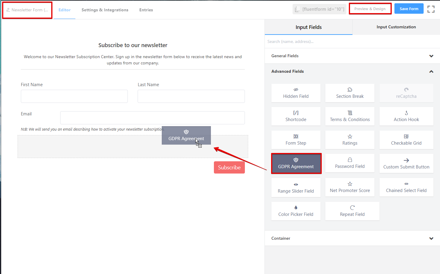 GetResponse Integration For WordPress Forms - Fluent Forms