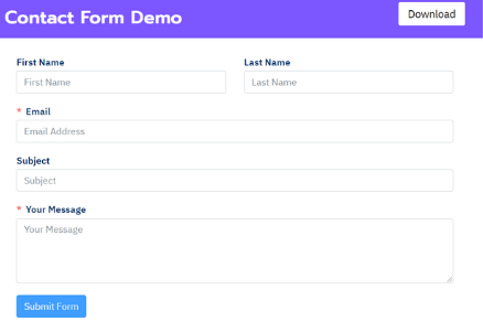 Contact Form Demo - Fluent Forms