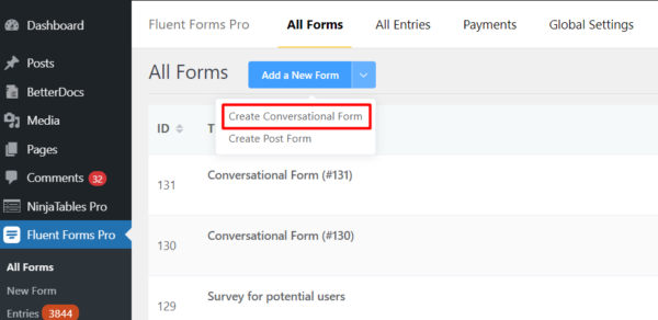 Make Your Forms Interactive with Fluent Conversational Forms - Fluent Forms