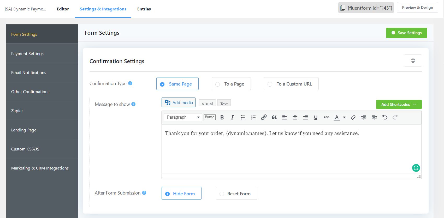How to Add Dynamic Payment Summary in WordPress - Fluent Forms