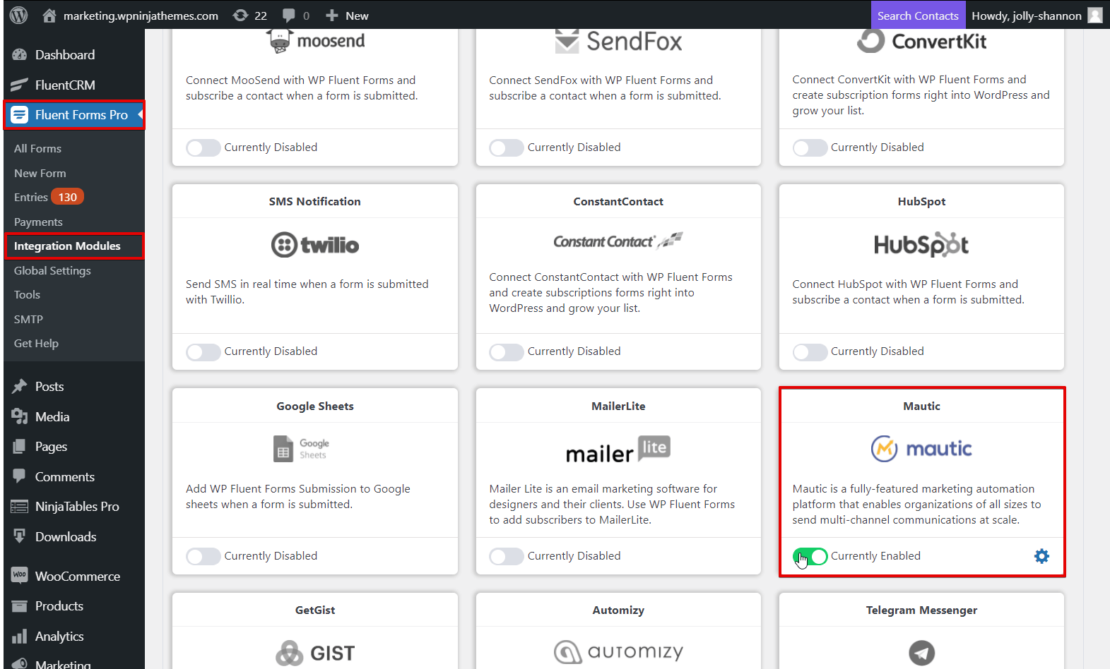 How To Connect Mautic To Your WordPress Website - Fluent Forms