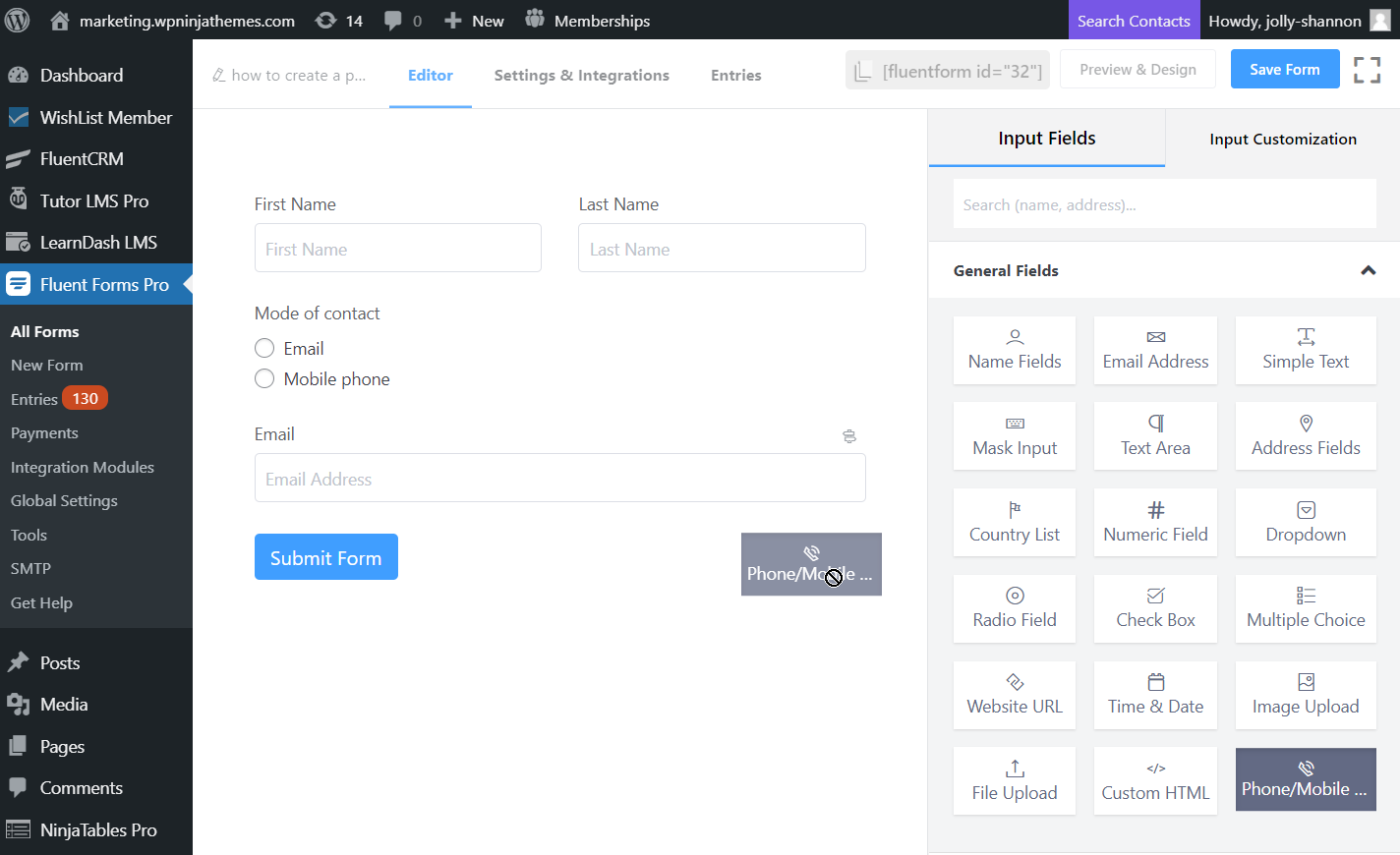 Easy WordPress Payment Form Calculation - Fluent Forms