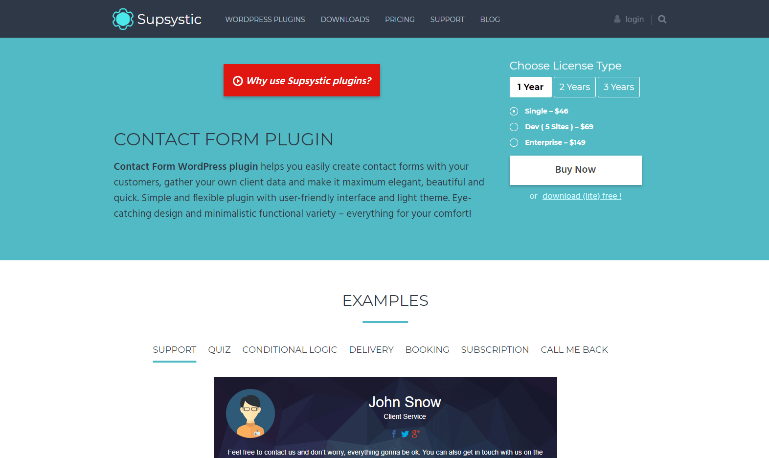 Contact Form by Supsystic vs Fluent Forms: WordPress form builders