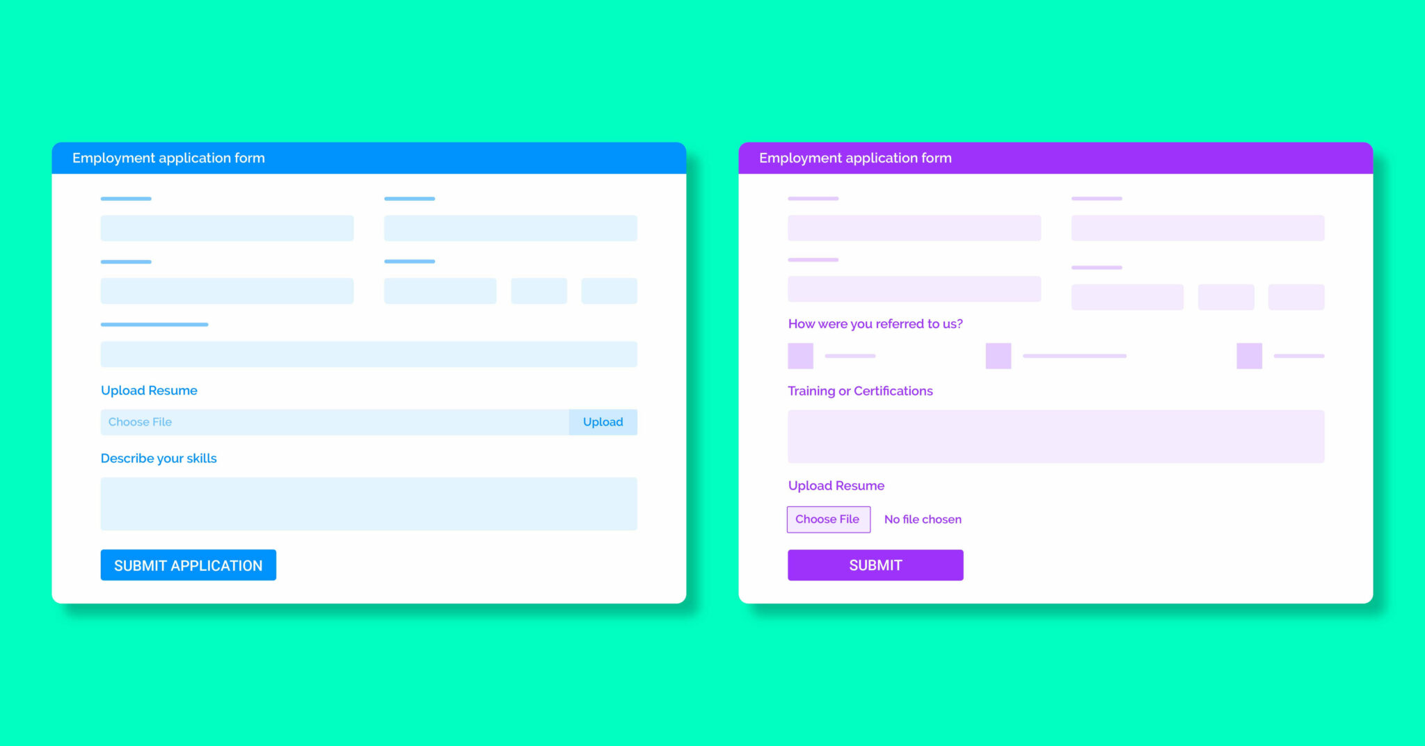 How to Create an Employment Application Form in Your WordPress Website ...