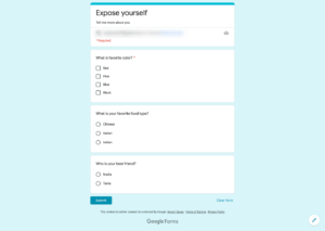 Google Form Ideas for Friends to Make Your Friends Feel Loved