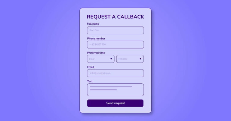 How to Add Request a Call Back Form to Your WordPress Website