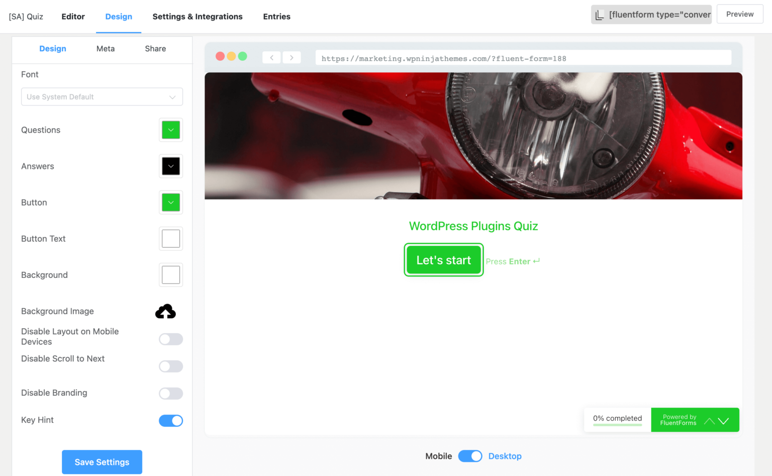 How to Create a Quiz in WordPress [No-brainer Solution!] - Fluent Forms