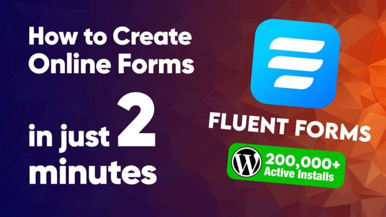 Fluent Forms The Fastest Wordpress Form Builder