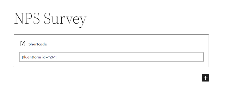 Create an NPS Survey Form in WordPress in 4 Steps - Fluent Forms