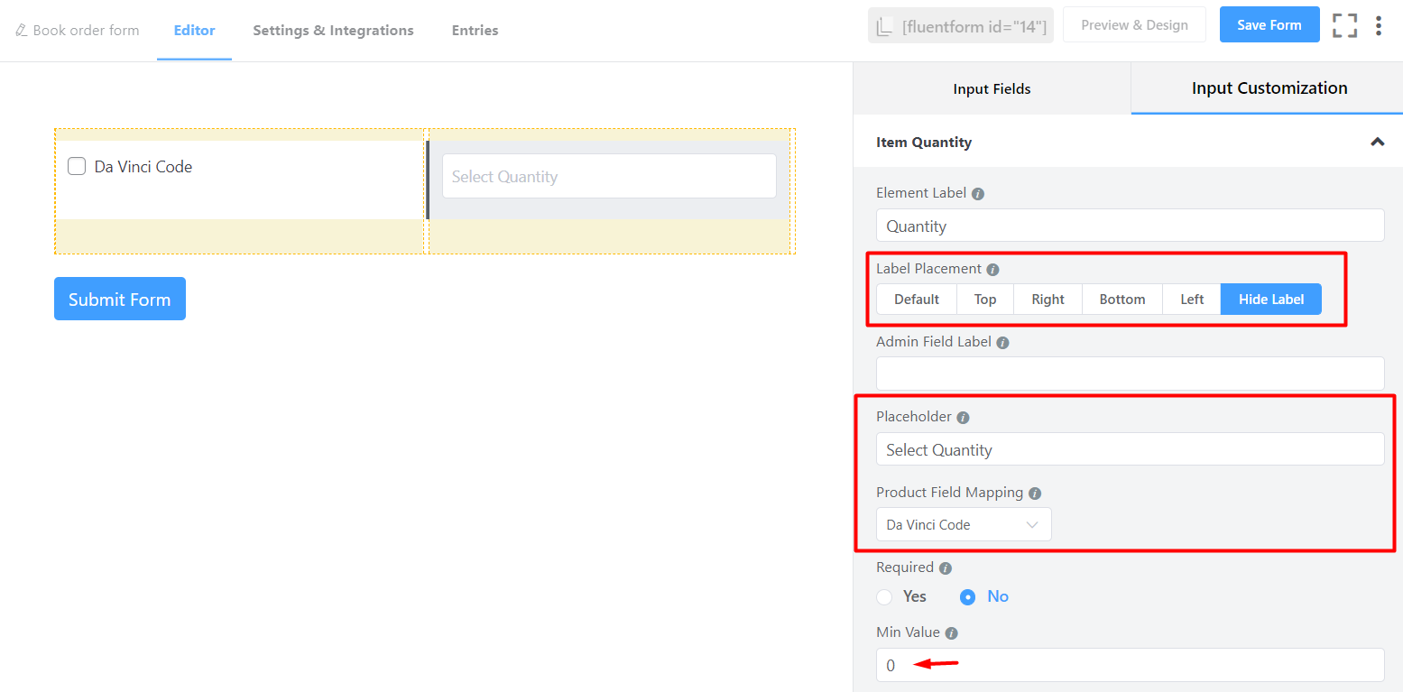 How To Create A Book Order Form In Wordpress Fluent Forms
