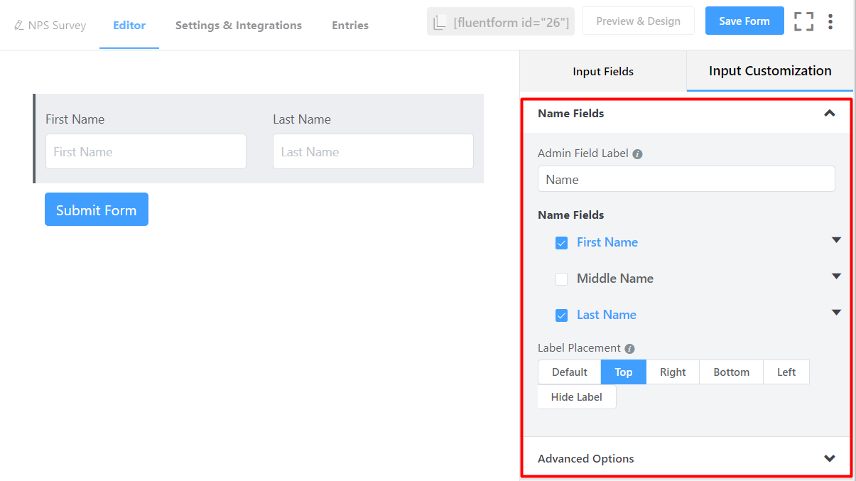 Create an NPS Survey Form in WordPress in 4 Steps - Fluent Forms