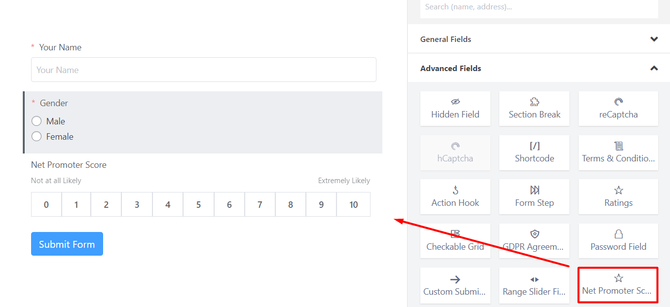 Create an NPS Survey Form in WordPress in 4 Steps - Fluent Forms