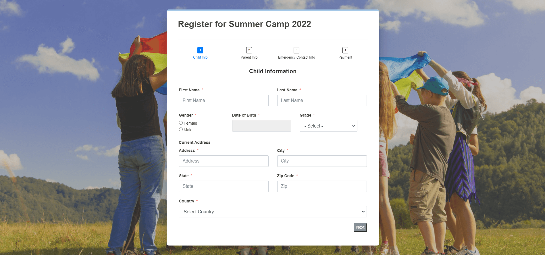 Create an Awesome Summer Camp Registration Form in WordPress - Fluent Forms