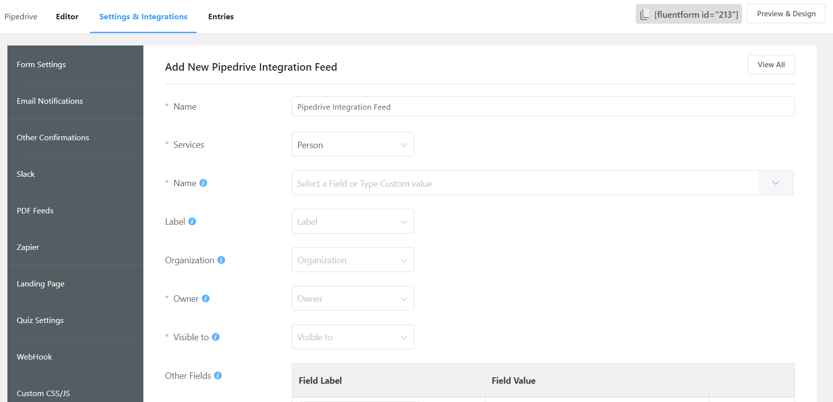 Automate Sales Workflows with Pipedrive Integration in WordPress - Fluent Forms