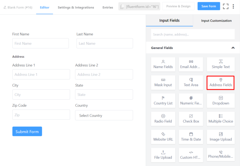 Add a Country Dropdown List to Your Online Forms - Fluent Forms
