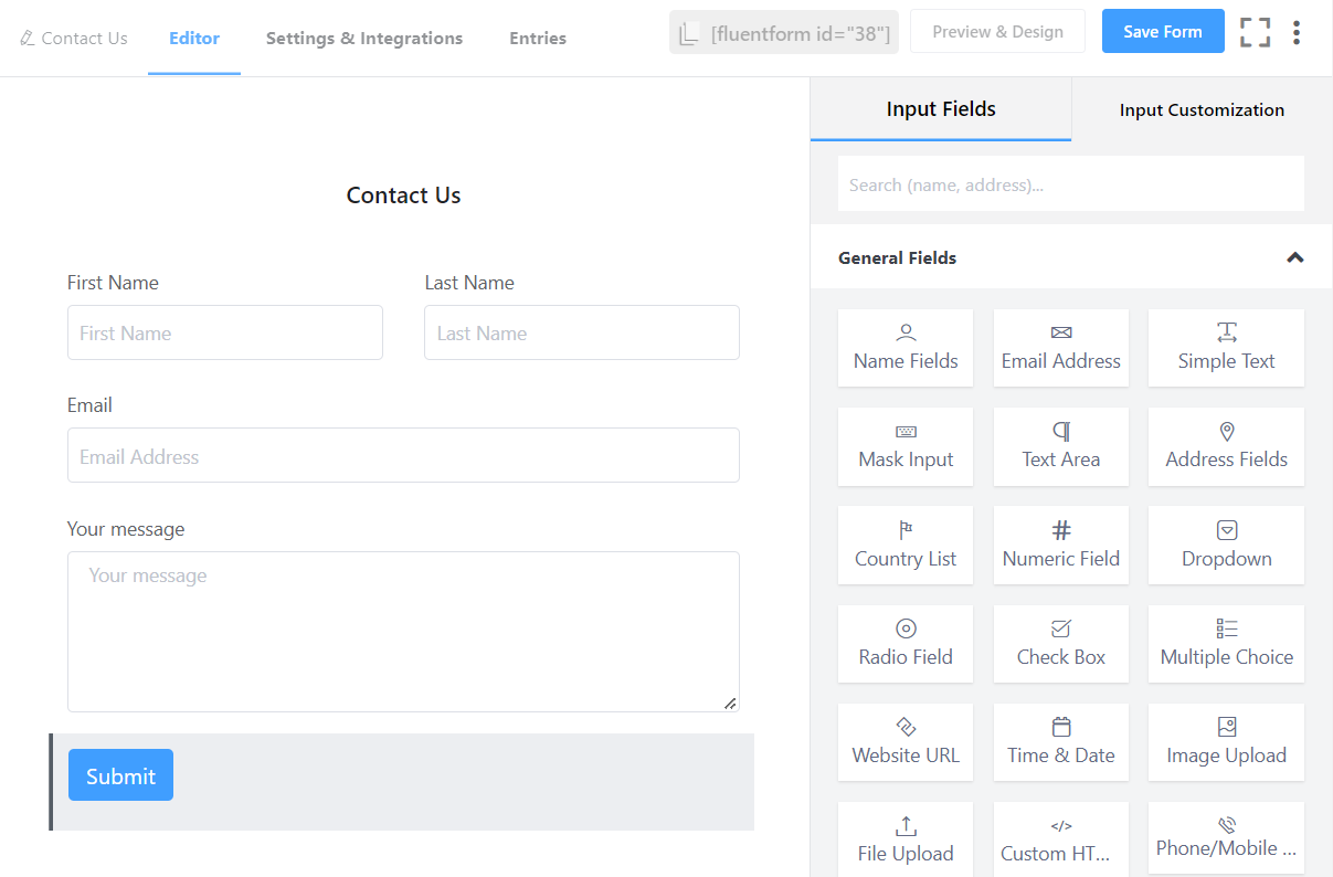 Craft Forms with Beautiful Background Pictures - Fluent Forms