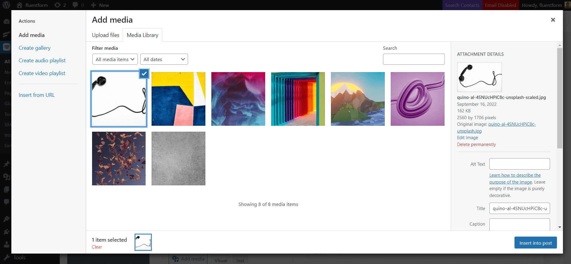 Craft Forms with Beautiful Background Pictures - Fluent Forms
