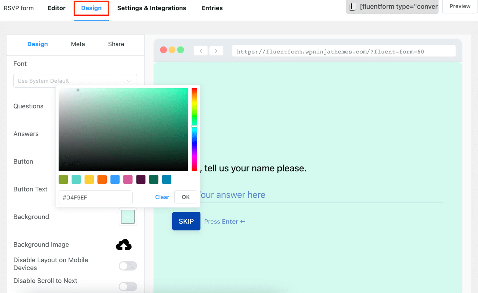 How to Create an RSVP Form for Your Big Event - Fluent Forms