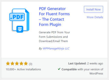 Generate PDF Invoice and Seamlessly Send Them to Customers - Fluent Forms