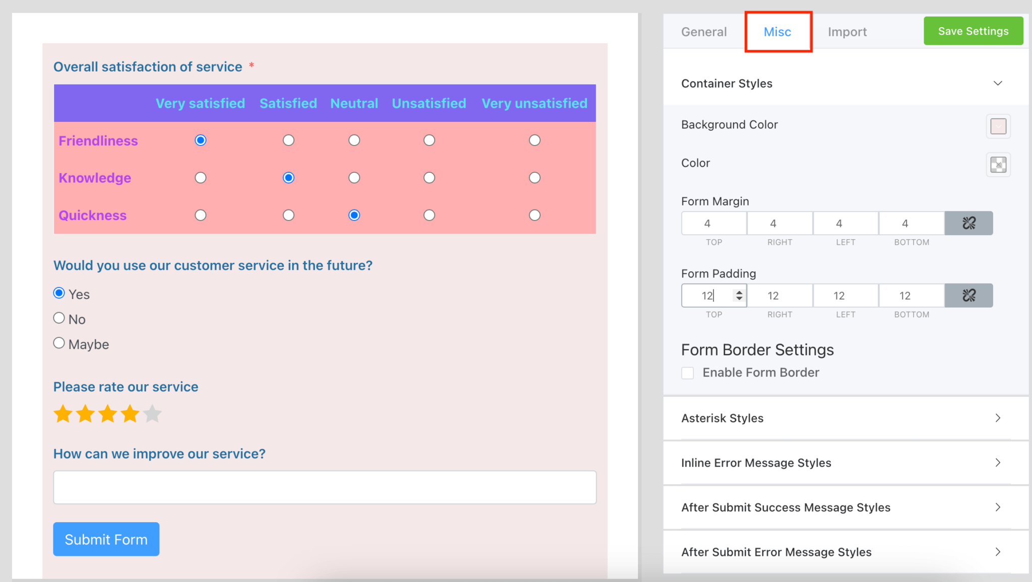 The Easiest Way to Create a Feedback Form - Fluent Forms