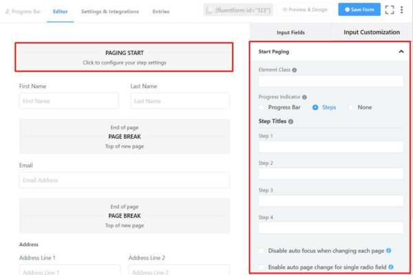 How to Add a Progress Bar to Your WordPress Form - Fluent Forms