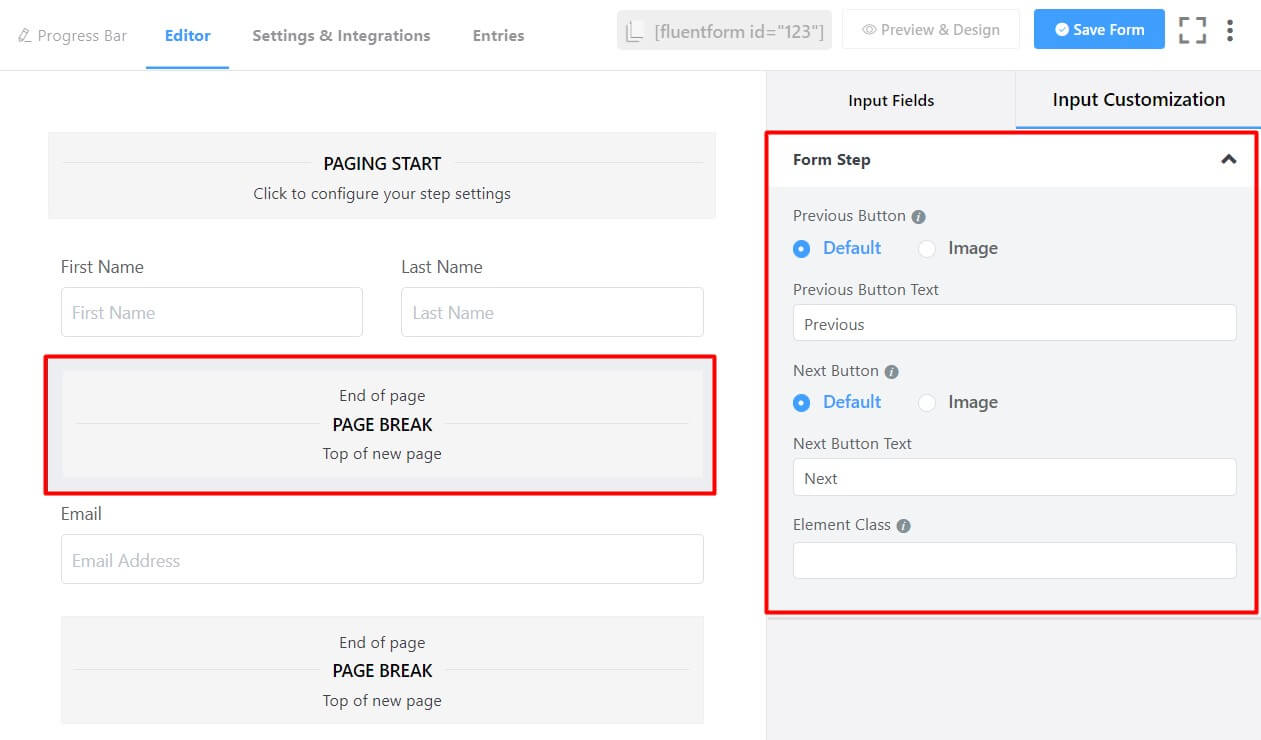 How to Add a Progress Bar to Your WordPress Form - Fluent Forms