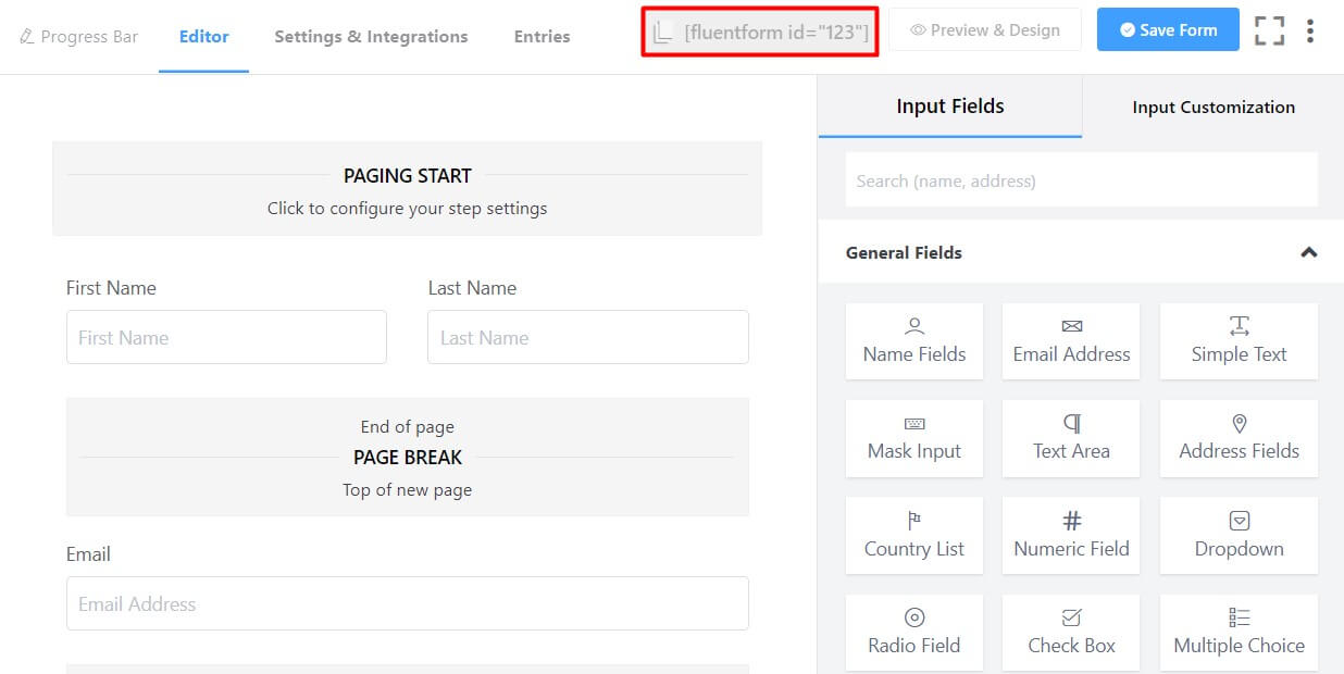 How To Add A Progress Bar To Your Wordpress Form Fluent Forms