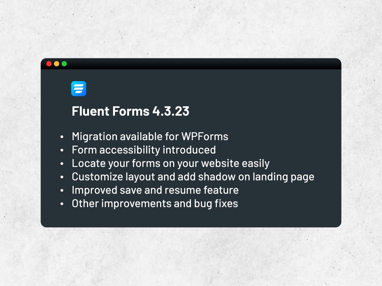 Fluent Forms 4.3.23: An Update for Efficiency and Inclusion - Fluent Forms