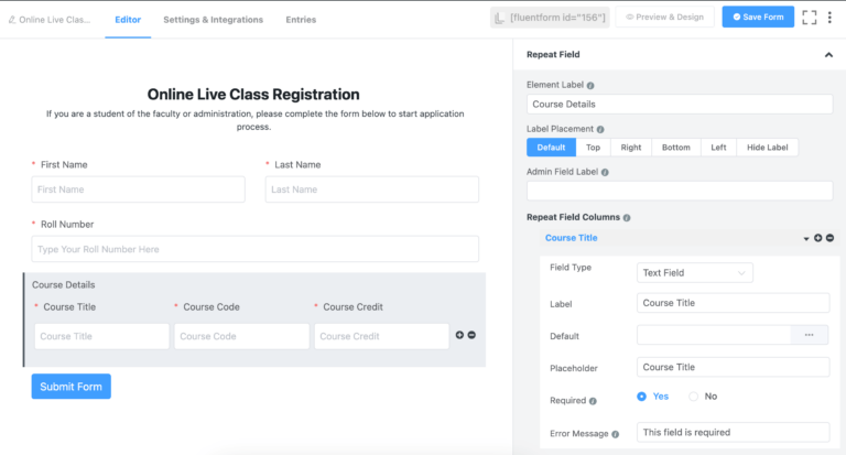 How to Allow Users to Add Fields to a Form - Fluent Forms