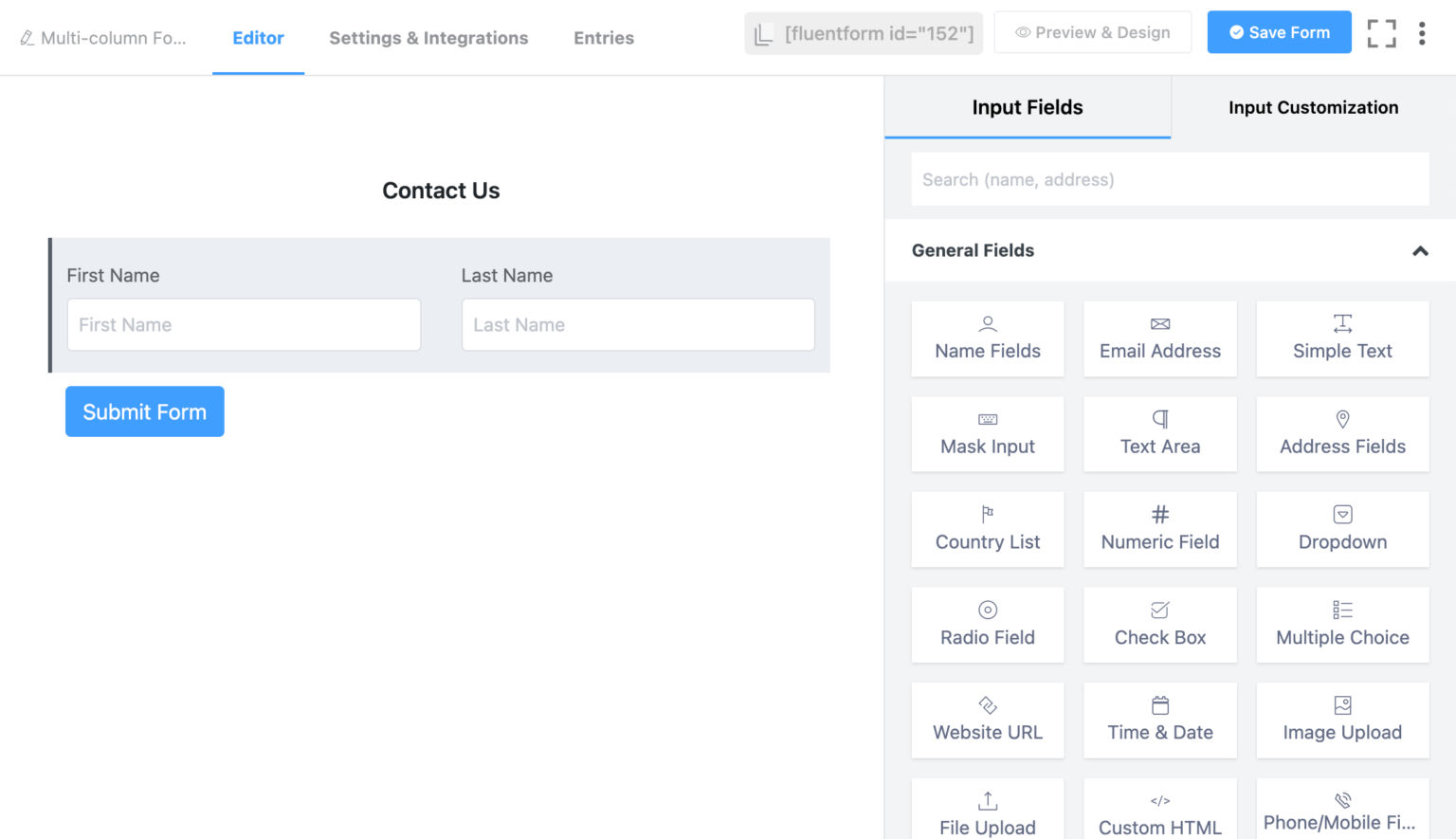 How to Create Resizable Multi-Column Forms in WordPress - Fluent Forms