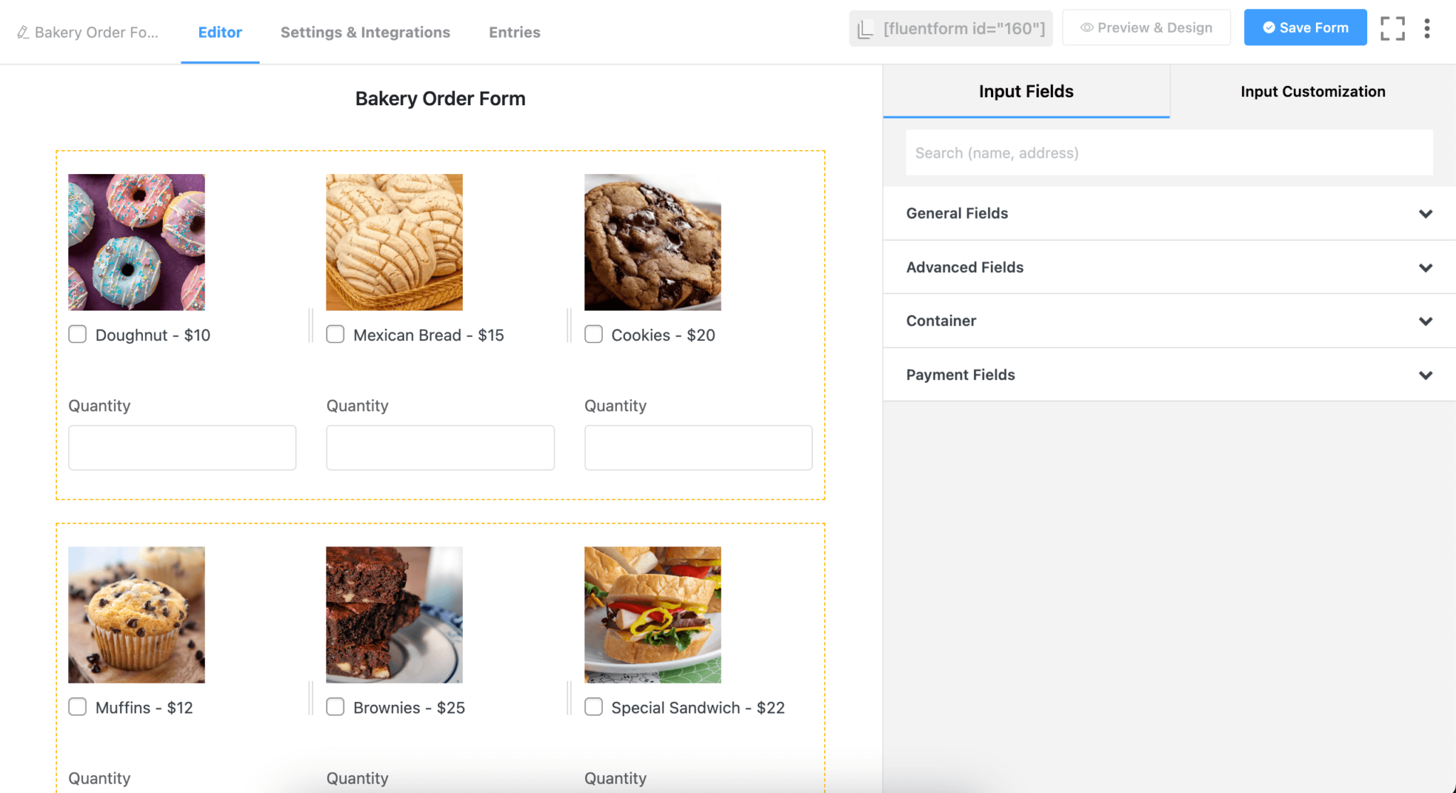 How to Create the Perfect Bakery Order Form for Your Customers - Fluent ...