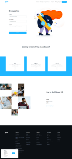 12 Best Contact Page Design: Create a Contact Page Like a PRO - Fluent ...