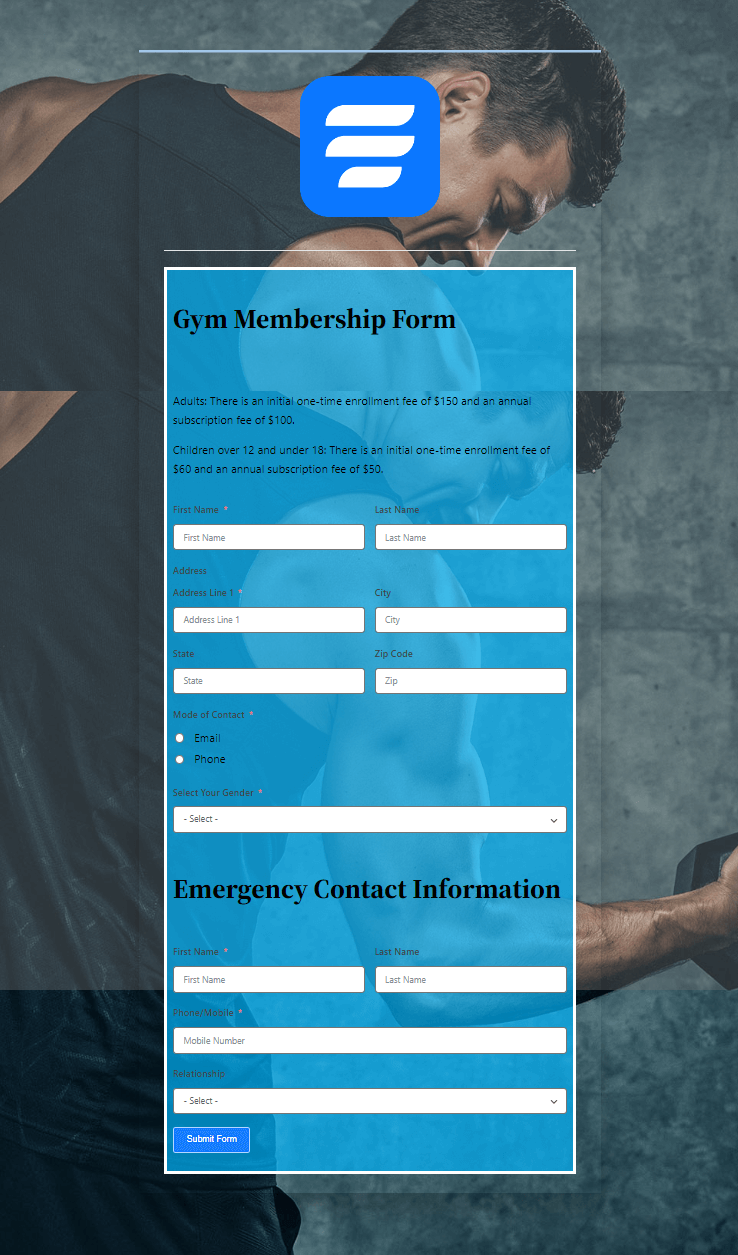 How to Create a Gym Form for Your Fitness Business (5 Gym Membership ...