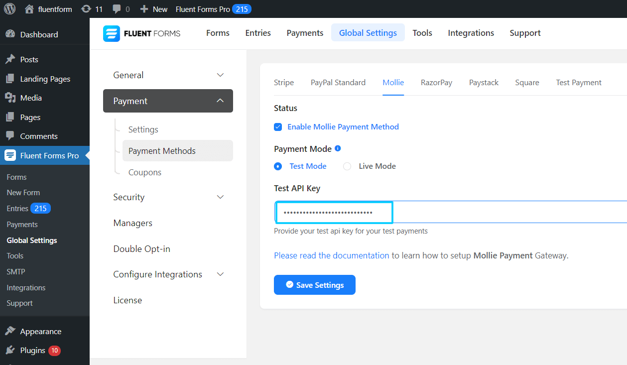 Mollie Payments: Integrate & Accept Online Payment Effortlessly - Fluent Forms
