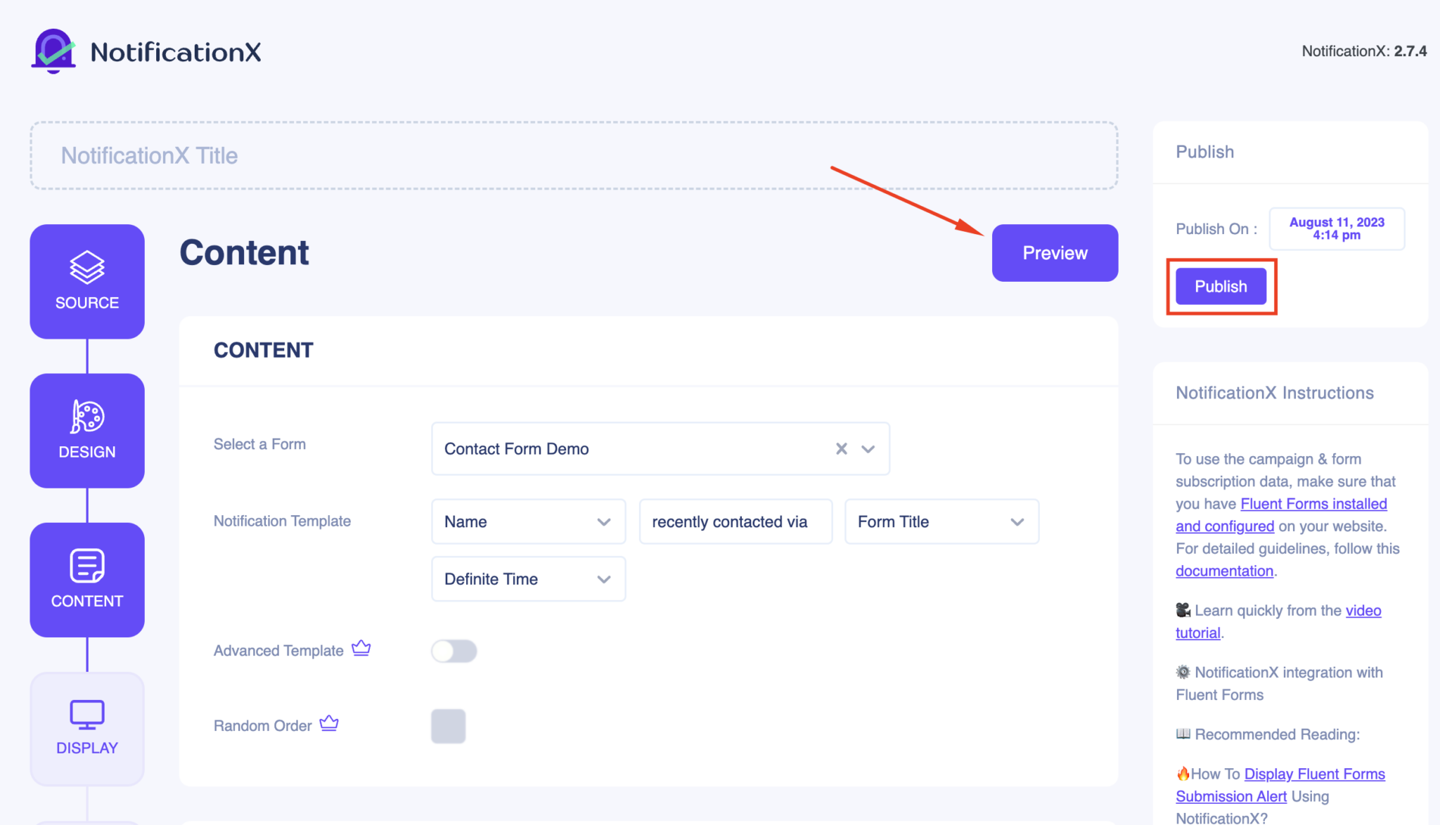 Fluent Forms and NotificationX: Display Popups in Seconds - Fluent Forms