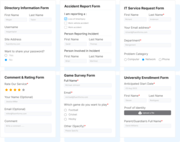 Features of Fluent Forms