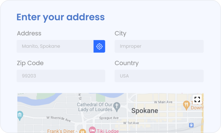 Address Autocomplete - Fluent Forms