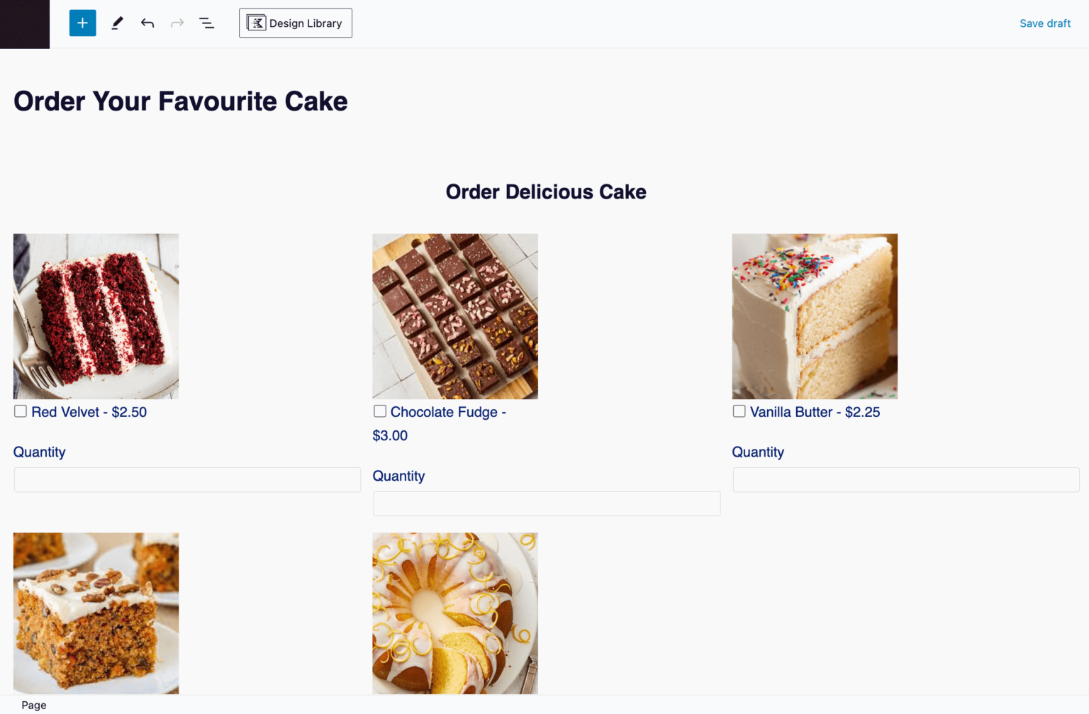 How to Make a Cake Order Form in WordPress - Fluent Forms