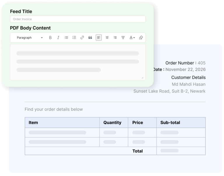 PDF Generator - Fluent Forms
