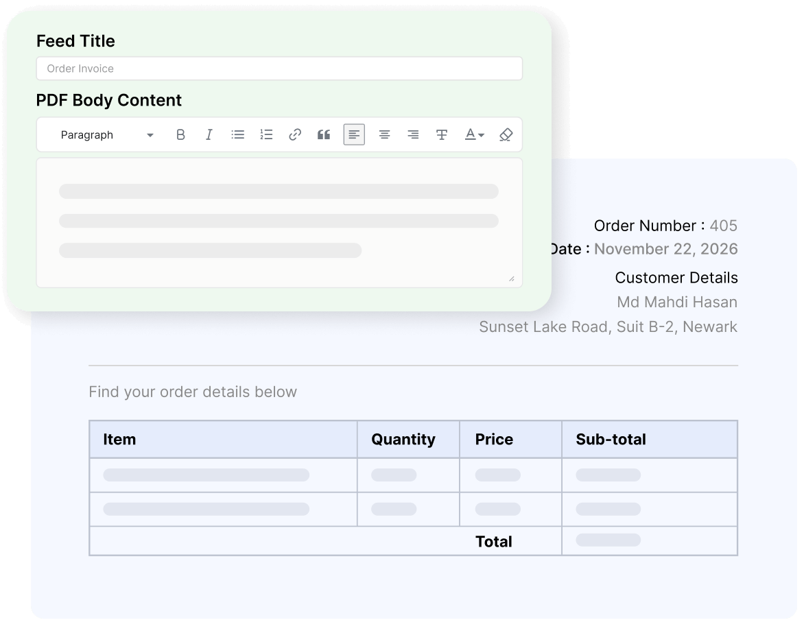PDF Generator - Fluent Forms