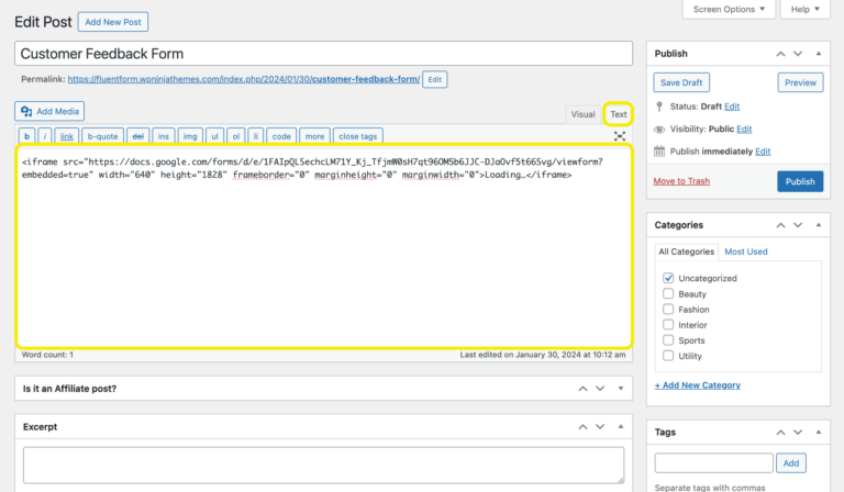 How to Embed a Google Form on Your Website - Fluent Forms