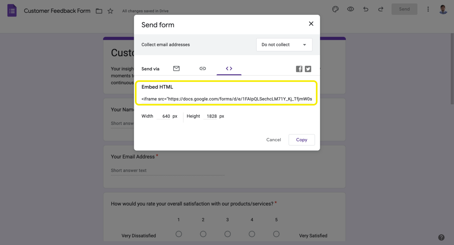 How to Embed a Google Form on Your Website - Fluent Forms