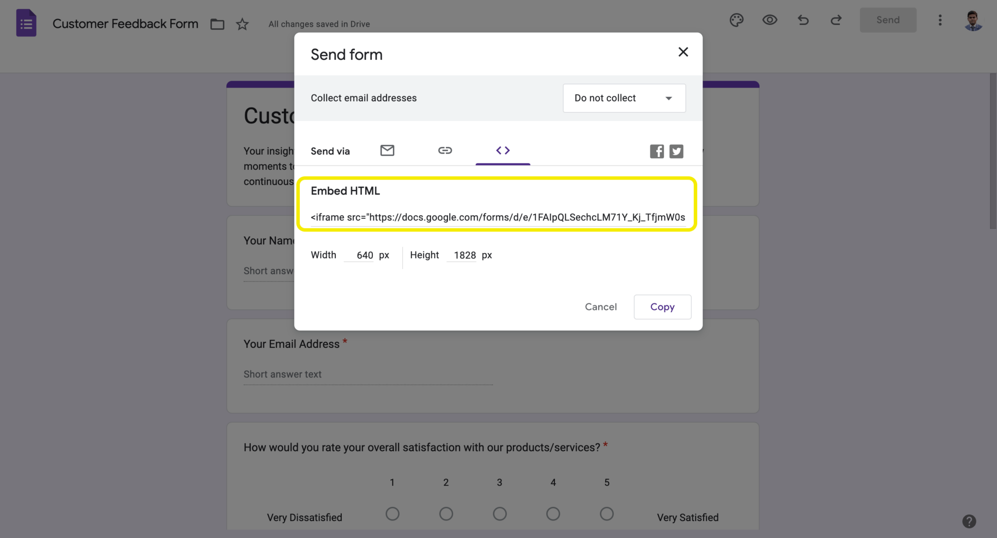 How to Embed a Google Form on Your Website - Fluent Forms