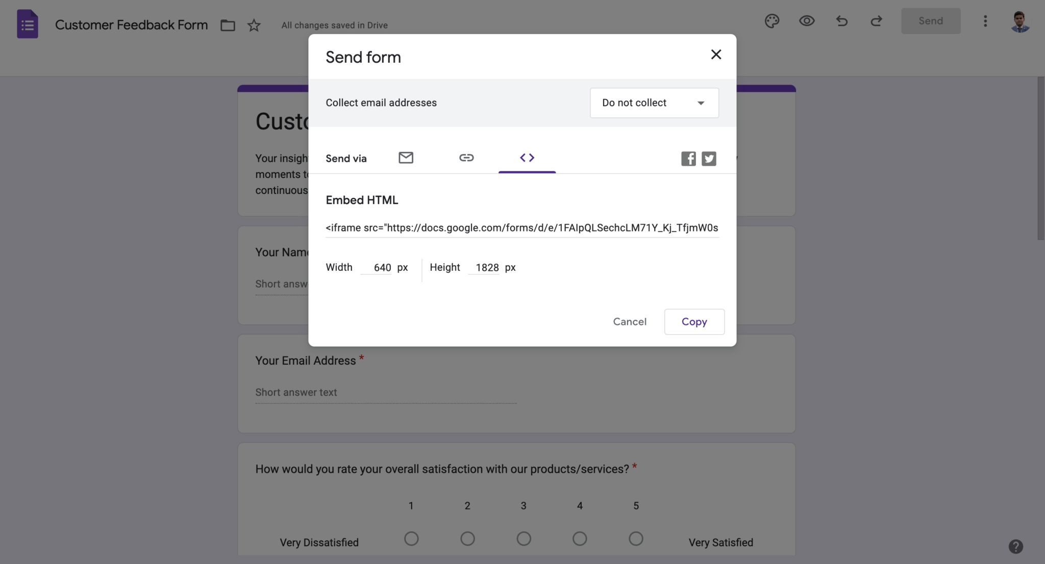 How to Embed a Google Form on Your Website - Fluent Forms